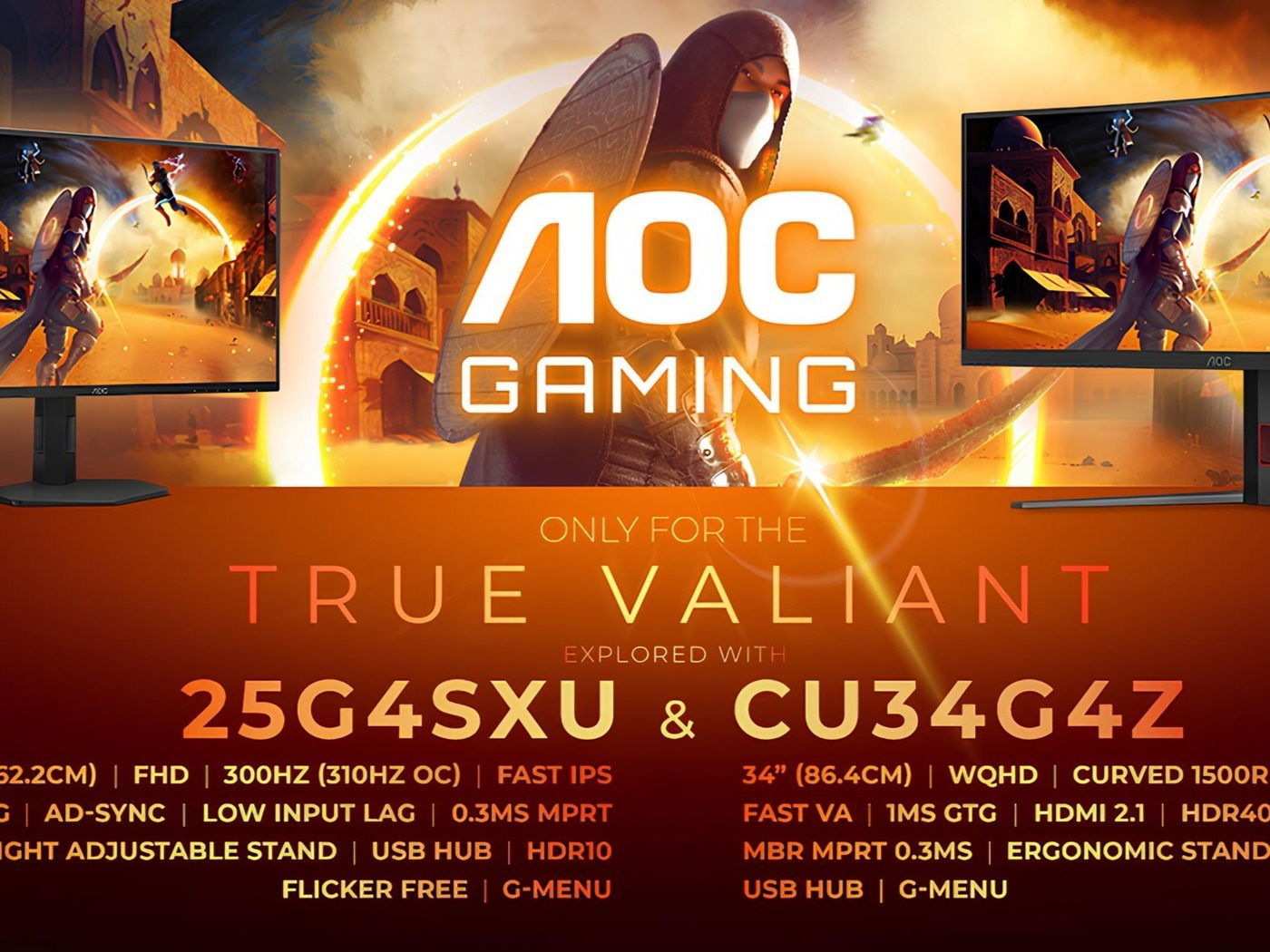 AOC surpreende com monitores baratos e taxa de atualização incrível ...