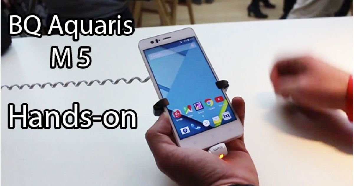 BQ Aquaris M5 Hands-On | "Review" Português #4GNewsMWC - 4gnews