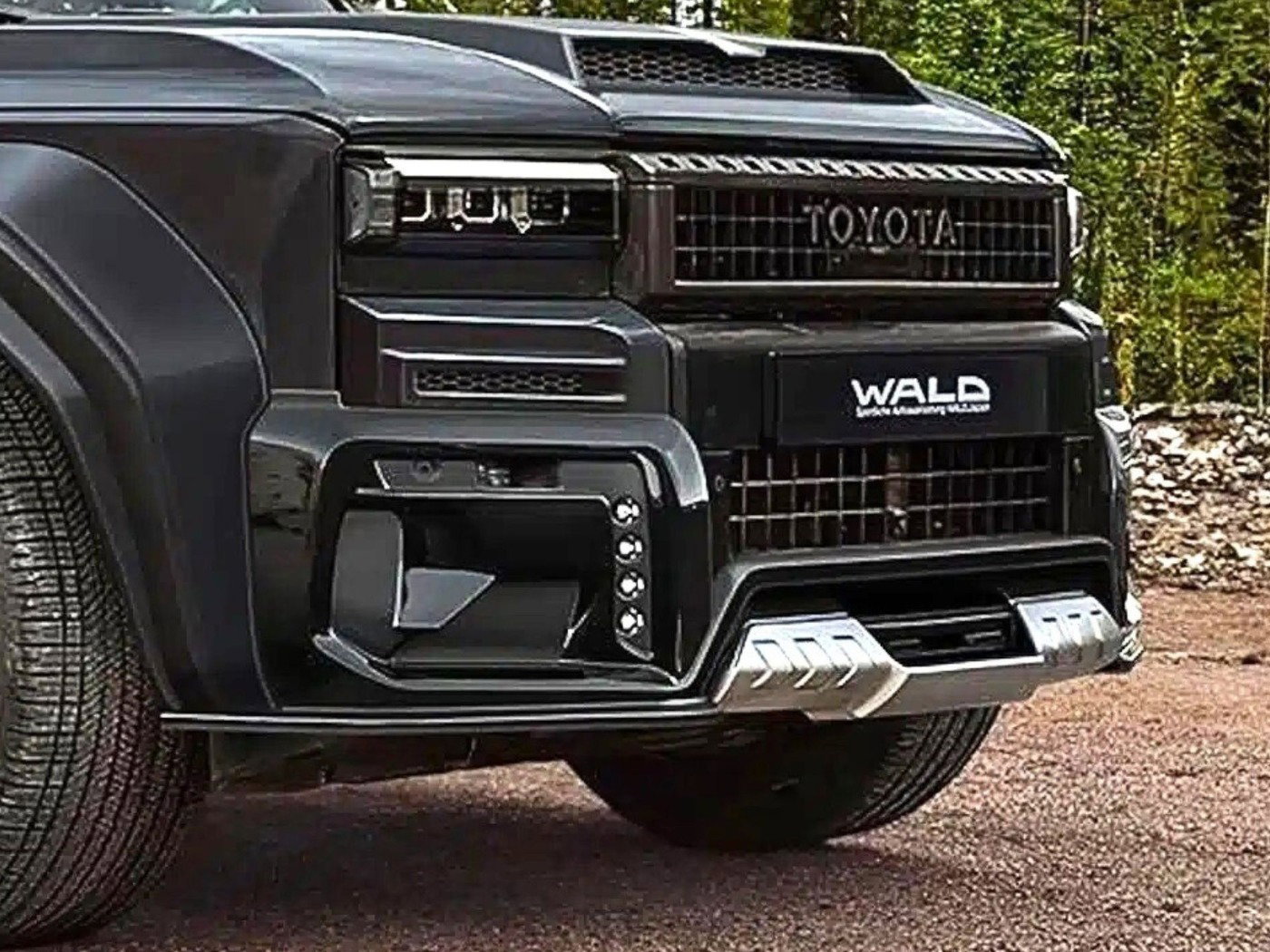 Este Toyota Land Cruiser parece mesmo um carro do Batman - 4gnews