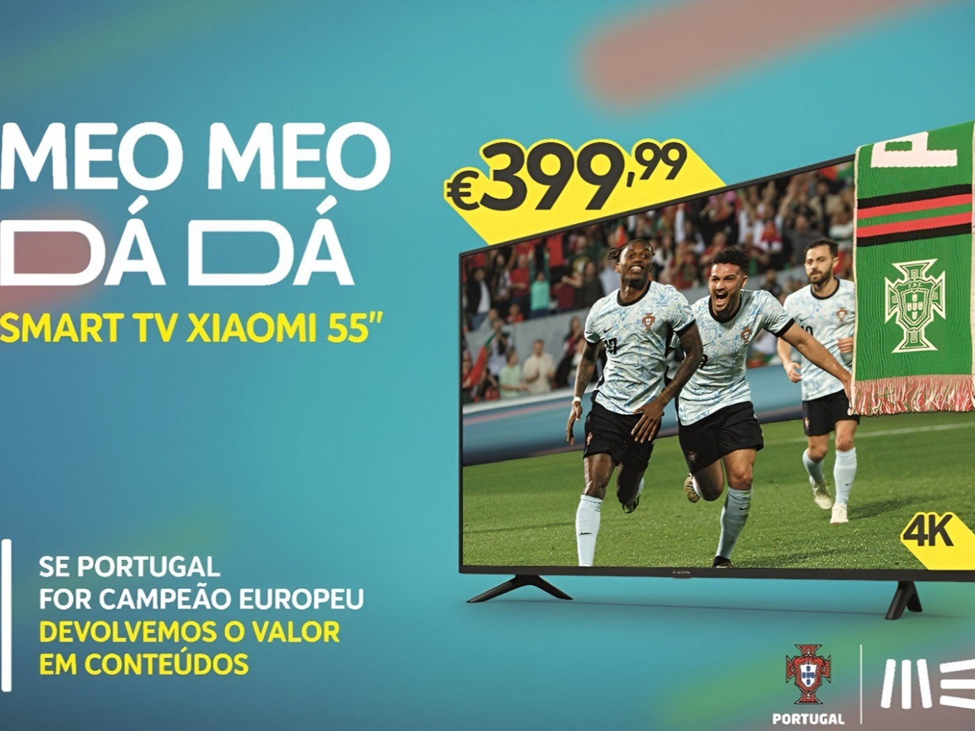 Euro 2024: MEO devolve valor desta Smart TV com uma condição - 4gnews