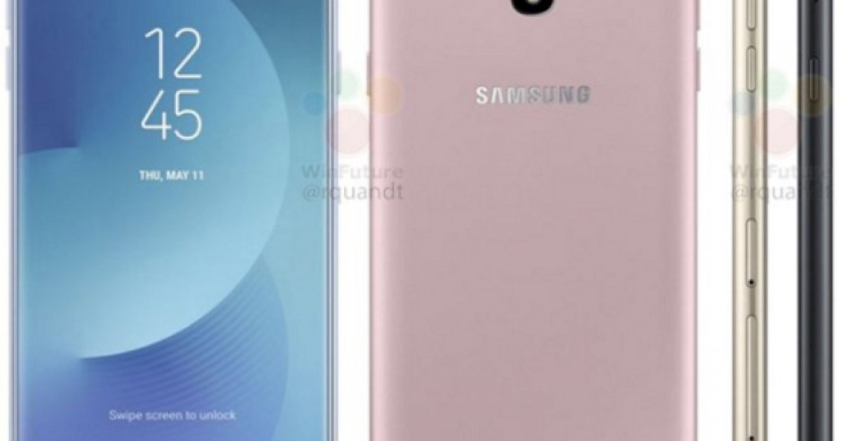 Imagem revela Galaxy J7 (2017) em quatro cores diferentes - 4gnews