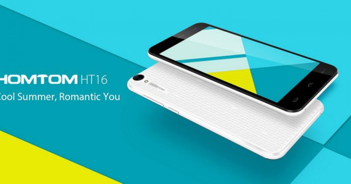 HomTom HT16: o novo smartphone da HomTom inspira-se no Verão - 4gnews