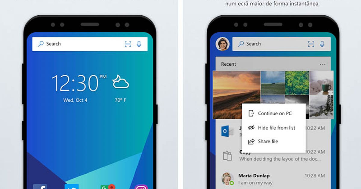 Microsoft Launcher para Android recebe várias melhorias - 4gnews