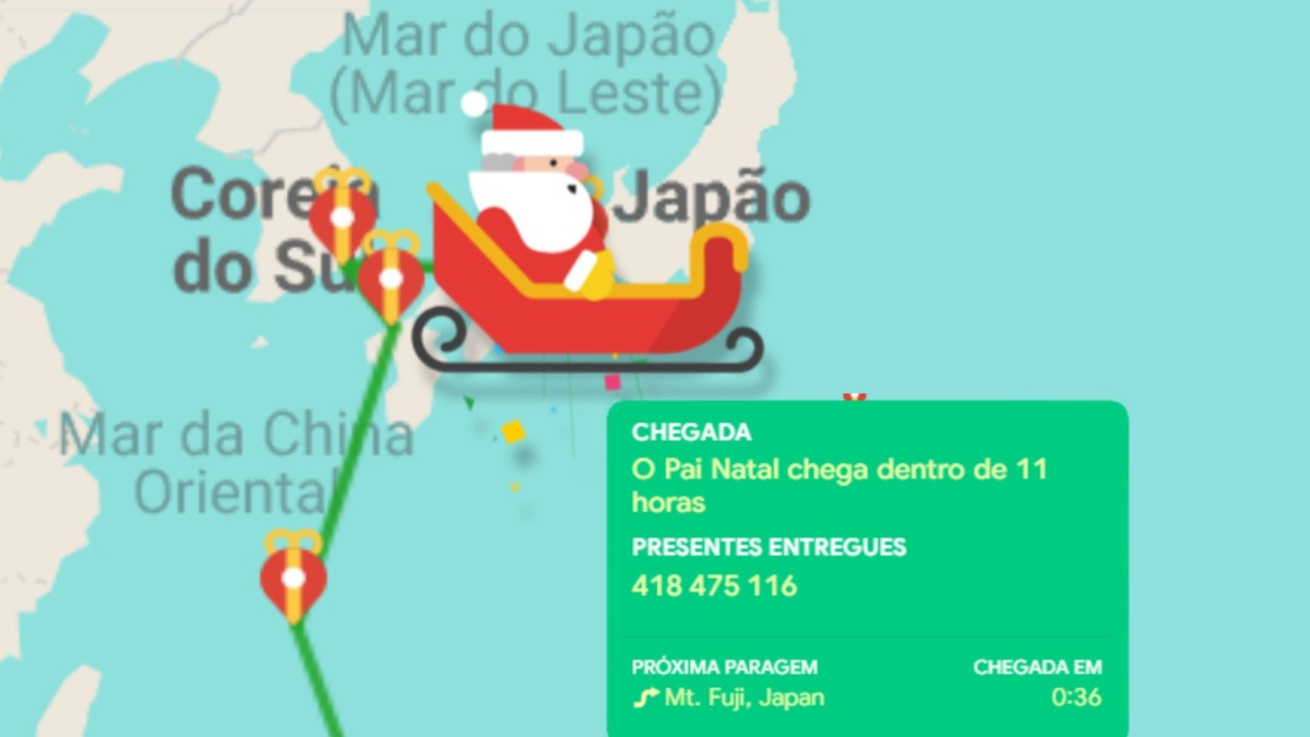 Onde está o Pai Natal: Google tem página que "rastreia" o Pai Natal e ...