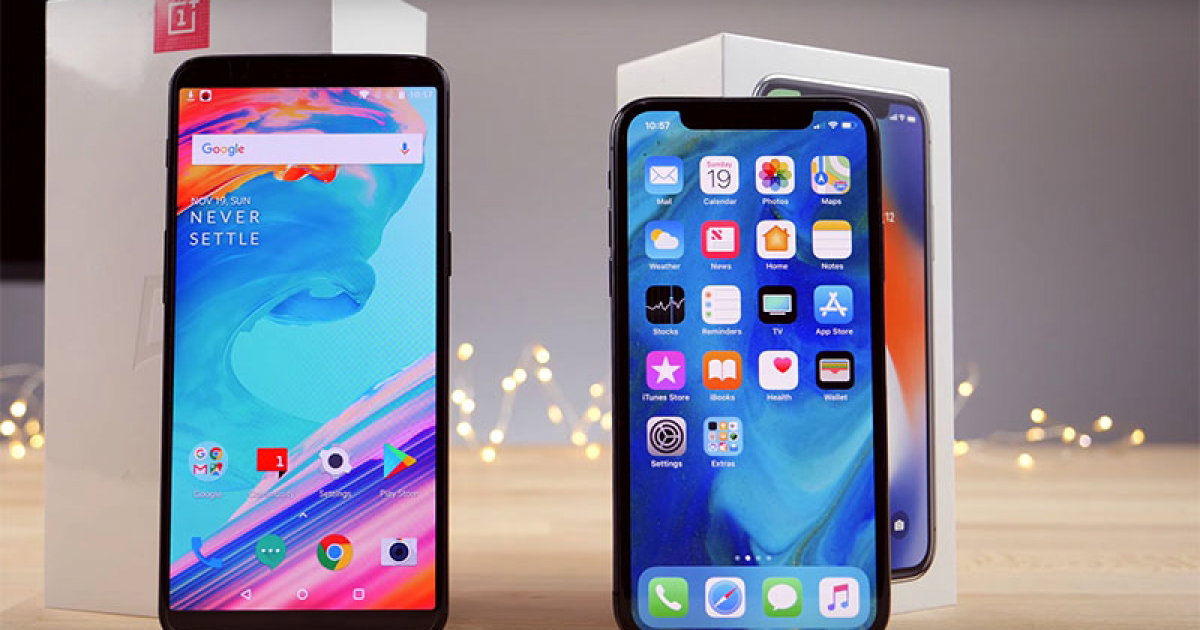 OnePlus 5T compete com o Apple iPhone X - Qual o mais veloz? - 4gnews