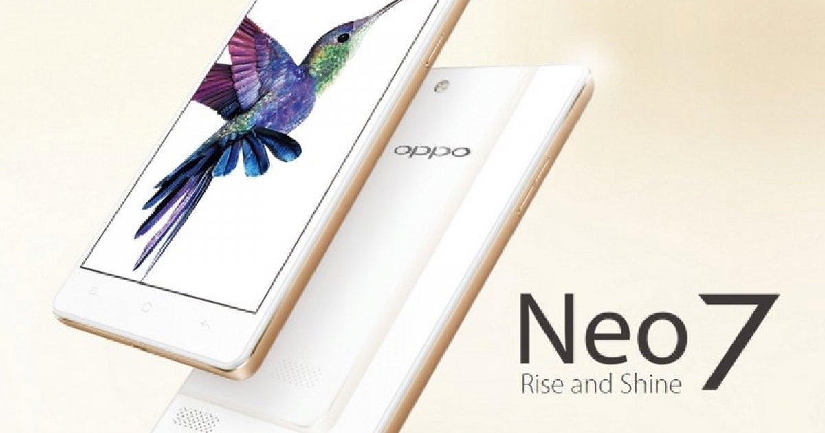 Oppo Neo 7 anunciado oficialmente com Android 5.1, Snapdragon 410 e 1GB ...