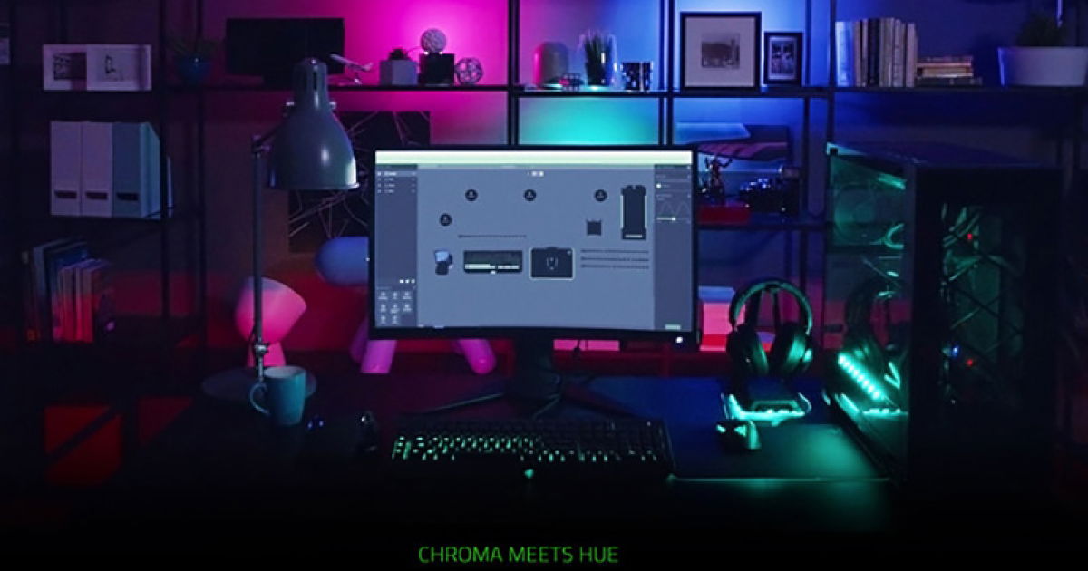 Razer e Philips Hue - Iluminação perfeita para um setup Gaming - 4gnews