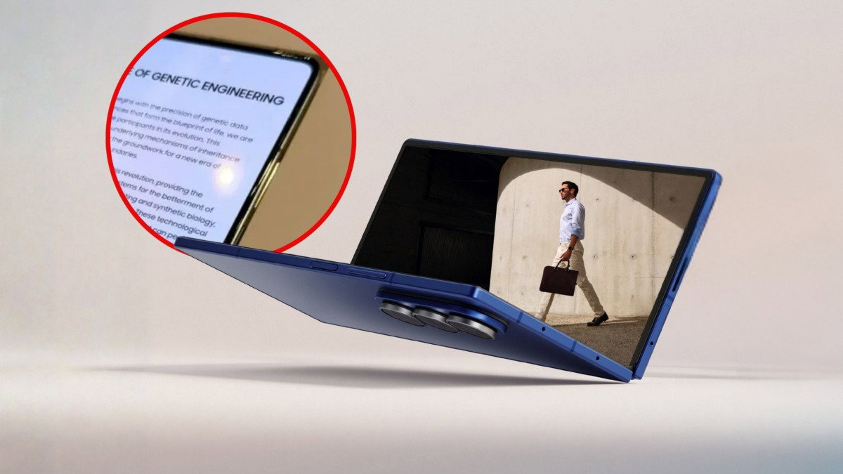 Samsung apresenta primeiro ecrã dobrável sem vinco visível e imagem ...