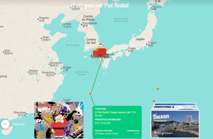 Onde está o Pai Natal: Google tem página que "rastreia" o Pai Natal e ...
