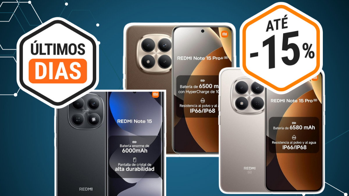 Últimos dias: a linha Xiaomi Redmi Note 15 está ao melhor preço na ...