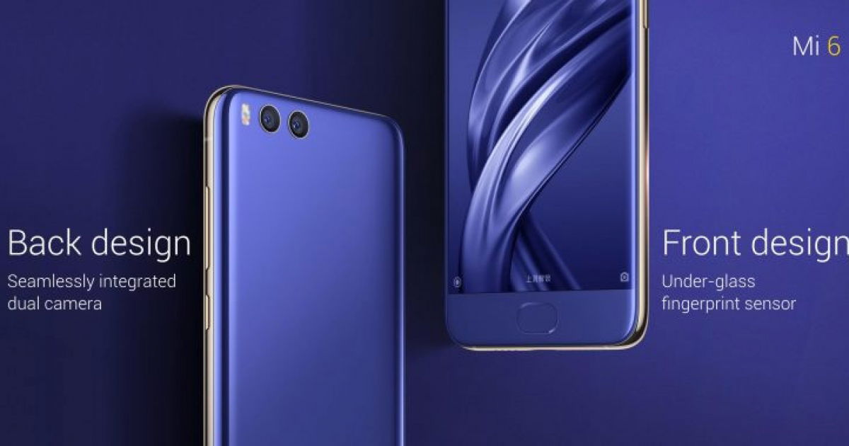 Xiaomi Mi 6 já é oficial e promete competição! - 4gnews